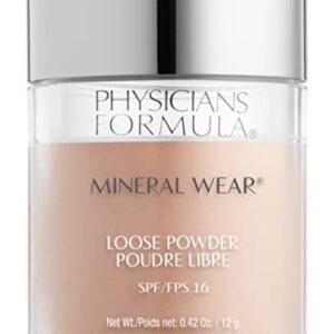 Physicians Formula Mineral Wear Talc-Free Loose Powder Translucent Light, Dermatologist Tested, Clinically Tested