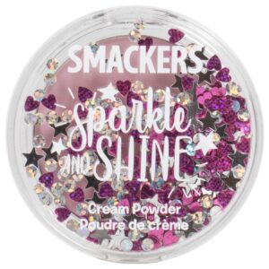 lip smacker sparkle & shine cream powder, twlight sparkle, 0.14 ounce, highlighter, blush, eyeshadow