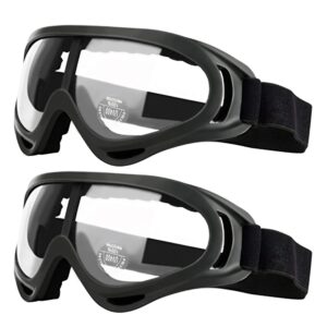 gustyle 2 pack children's safety glasses with wind resistance and uv400 protection perfect for foam blasters gun