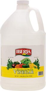 iberia all natural distilled white vinegar, 1 gallon - 5% acidity