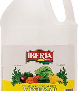 Iberia All Natural Distilled White Vinegar, 1 Gallon - 5% Acidity