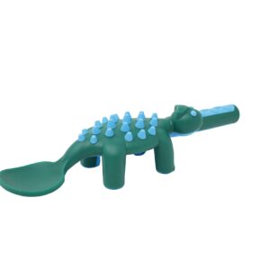 Constructive Eating Dinosaur Utensils - Made in USA - Toddler Utensils 1 Year Old - Baby Spoon - Toddler Utensils 2 Year Old - Toddler Silverware - Baby Forks 12-18 Months - Kids Silverware