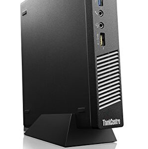 Lenovo ThinkCentre M73 Tiny Desktop (Intel i5-4590T Quad-Core 2GHZ, 8GB, 500GB, Wifi Windows 10 Professional Black (Renewed)