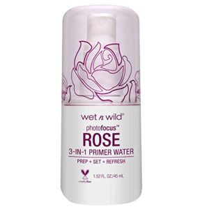 wet n wild photo focus primer water, rose addiction, 1.52 ounces