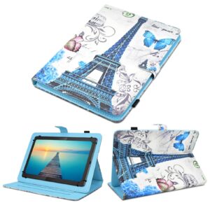 DETUOSI Universal 7 inch Tablet Case, 7.0 inch Tablet Cover, Protective Folio Leather Multi-angle Viewing Stand Case Shell【with 3 Card Slots】for All Kinds of 7.0-7.9 inch Android/iOS/Windows Tablet #3