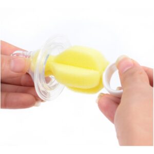 10Pcs Baby Nipple Milk Bottle Pacifier Sponge Cleaning Brushes Brush Cleaner Cleaning Tool for All Wide and Standard Nipples Baby Bottle Coffee Cup,Random Color