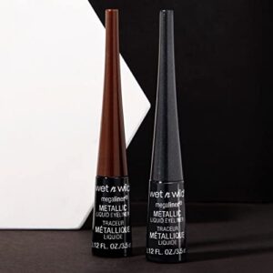 wet n wild MegaLiner Liquid Eyeliner - Metallic, Cosmic Black