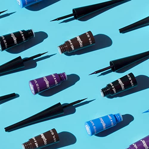 wet n wild MegaLiner Liquid Eyeliner - Metallic, Cosmic Black