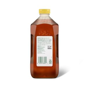 Amazon Fresh, Raw Wildflower Honey, 80 Oz (Previously Happy Belly, Packaging May Vary)