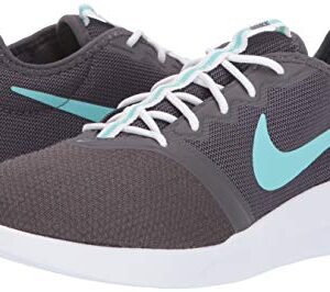 Nike Women's Viale Tech Racer Sneaker, Thunder Grey/Aurora Green-White, 6 Regular US