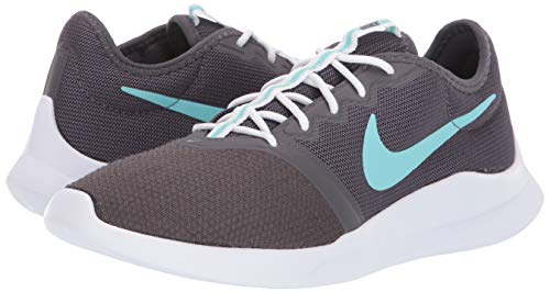 Nike Women's Viale Tech Racer Sneaker, Thunder Grey/Aurora Green-White, 6 Regular US