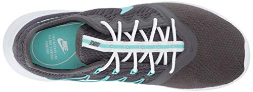 Nike Women's Viale Tech Racer Sneaker, Thunder Grey/Aurora Green-White, 6 Regular US