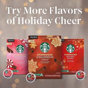 Starbucks K-Cup Coffee Pods, Holiday Blend Medium Roast Coffee, 100% Arabica, Limited Edition Holiday Coffee, 1 Box (32 Pods)