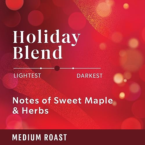 Starbucks K-Cup Coffee Pods, Holiday Blend Medium Roast Coffee, 100% Arabica, Limited Edition Holiday Coffee, 1 Box (32 Pods)