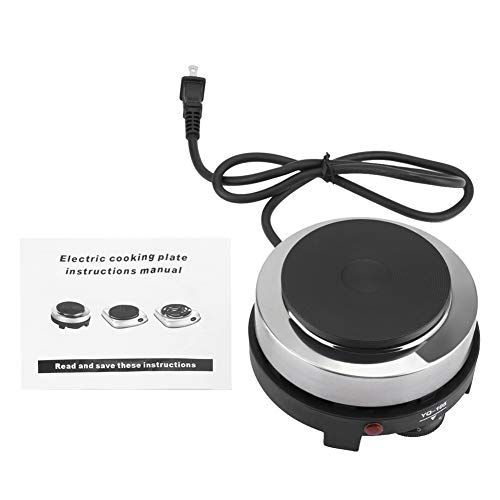 Mini Electric Heater Stove, 500W Round Hot Plate Portable Countertop Burner For Ceramic Glass Kettle Single Plate Cooktop, Easy to Multifunction Home Kitchen Hot