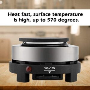 Mini Electric Heater Stove, 500W Round Hot Plate Portable Countertop Burner For Ceramic Glass Kettle Single Plate Cooktop, Easy to Multifunction Home Kitchen Hot