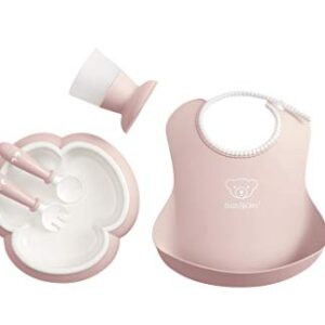 BabyBjörn Baby Dinner Set, 5 pcs, Powder pink