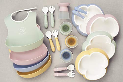 BabyBjörn Baby Dinner Set, 5 pcs, Powder pink