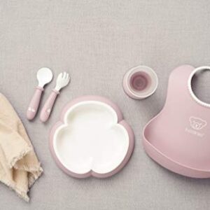 BabyBjörn Baby Dinner Set, 5 pcs, Powder pink