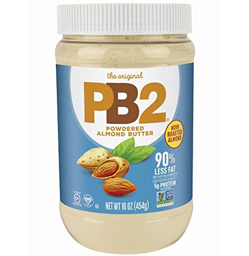 PB2 Powdered Roasted Almond Butter, 16oz Low-Fat Vegan Almond Powder, Low Carb Nut Butter, Non-GMO, Gluten Free, Kosher