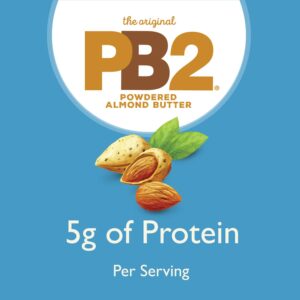 PB2 Powdered Roasted Almond Butter, 16oz Low-Fat Vegan Almond Powder, Low Carb Nut Butter, Non-GMO, Gluten Free, Kosher