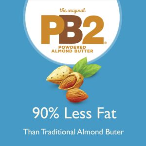 PB2 Powdered Roasted Almond Butter, 16oz Low-Fat Vegan Almond Powder, Low Carb Nut Butter, Non-GMO, Gluten Free, Kosher