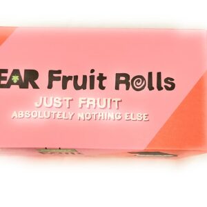 Bear Real Fruit Snack Rolls, Strawberry & Raspberry Variety Pack, 48 Roll (24pk, 2 rolls per Pack), Packaged with Bryant Desai Supplies Pen