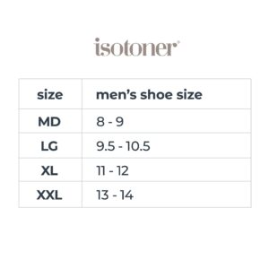 isotoner Men's Slippers, Open Back Slip On with Gel Infused Memory Foam, Indoor/Outdoor Sole and Skid Resistance