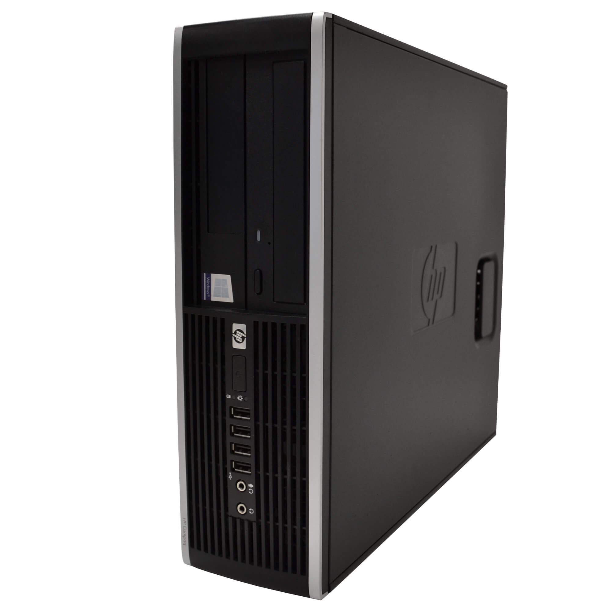 HP Elite Desktop Computer, Intel Core i5 3.1 GHz, 8 GB RAM, 500 GB HDD, Keyboard & Mouse, Wi-Fi, 17in LCD Monitor, DVD-RW, Windows 10, (Renewed)