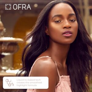 Ofra Cosmetics All of the Lights Highlighter - 4-in-1 Highlighter Makeup Palette for Cheeks, Nose, Eyes - Liquid to Baked Powder, Highly-Pigmented, Vegan Formula - Buttery Smooth, Long-Lasting - 10g