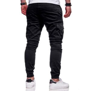 Fashion Sport Pants, Mens Hip Hop Joggers Pants Casual Athletic Running Track Drawstring Sweatpants Trousers (Black, XXXL)