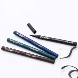 Belle Beauty Waterproof Liquid Eyeliner Pen, Black, Smudge-Proof, 24-Hour Wear, Easy-To-Use, Cat-Eye Makeup