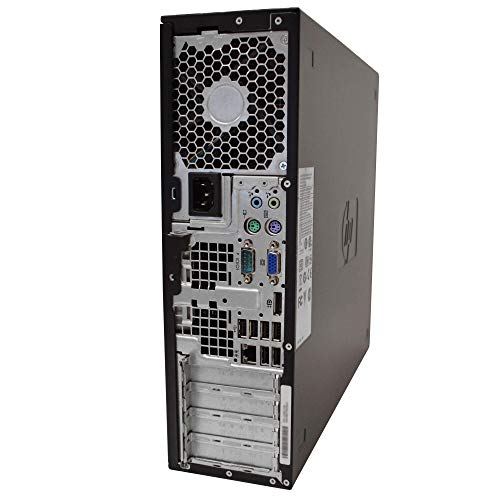 HP Elite Desktop PC Package, Intel Core i5 3.2 GHz, 4 GB RAM, 500 GB HDD, Keyboard & Mouse, WiFi, 17" LCD Monitor (Brands Vary), DVD-ROM, Windows 10 Pro, (Renewed)