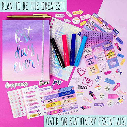 STMT DIY Bullet Journaling Kit for Girls Ages 8+ - Planner, Notebook, Stationery Set