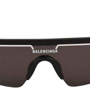 Balenciaga Shield Sunglasses BB0003S 001 Black 99mm 0003