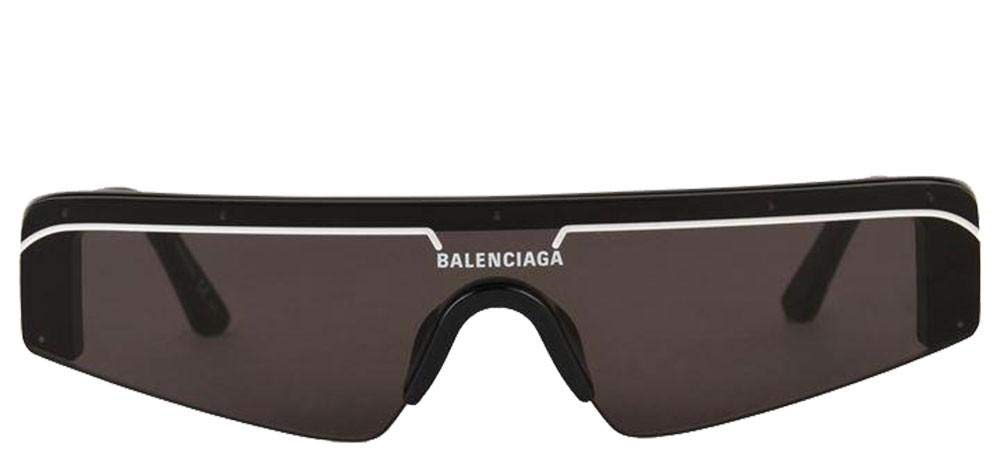 Balenciaga Shield Sunglasses BB0003S 001 Black 99mm 0003