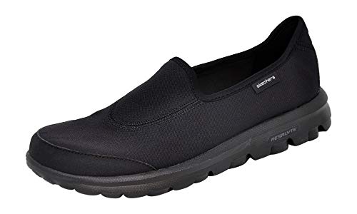 Skechers Women's Go Walk Black/Charcoal Walking Shoe 7.5 W US