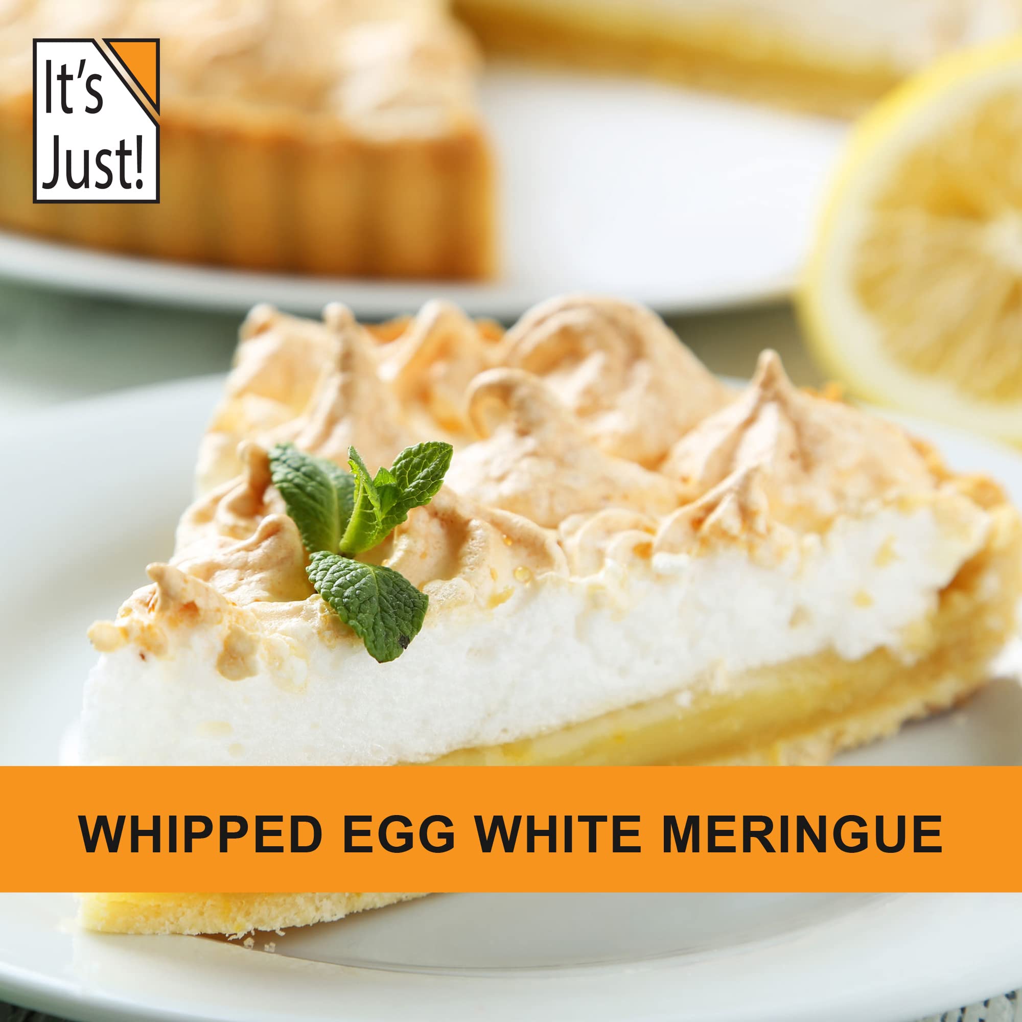 It's Just! - Egg White Protein Powder, Made in USA from Cage-Free Eggs, Dried Egg Whites (Unflavored, 8oz)