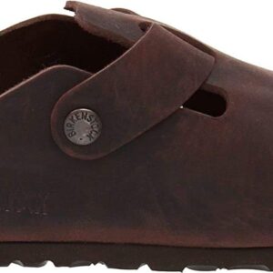 Birkenstock Unisex Boston Soft Footbed Clog Slip On Mule Sandal, Habana Oiled Leather, 36, 5-5.5 Women/3-3.5 Men