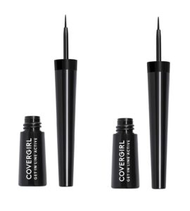 covergirl get in line active eyeliner, ink black, 2 count