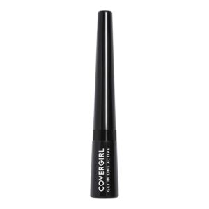 COVERGIRL Get In Line Active Eyeliner, Ink Black, 2 Count