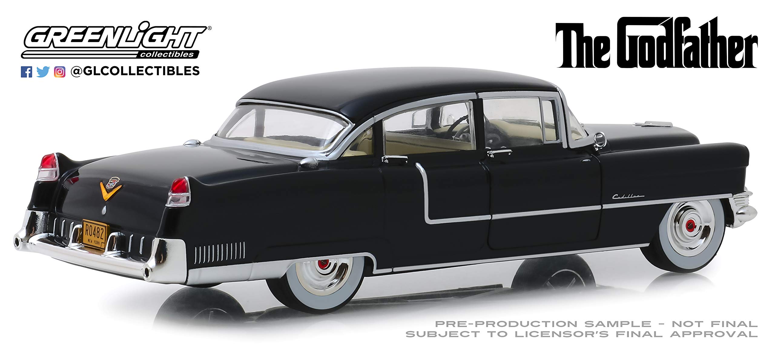 Greenlight 84091 1: 24 The Godfather (1972) - 1955 Cadillac Fleetwood Series 60 - New Tooling