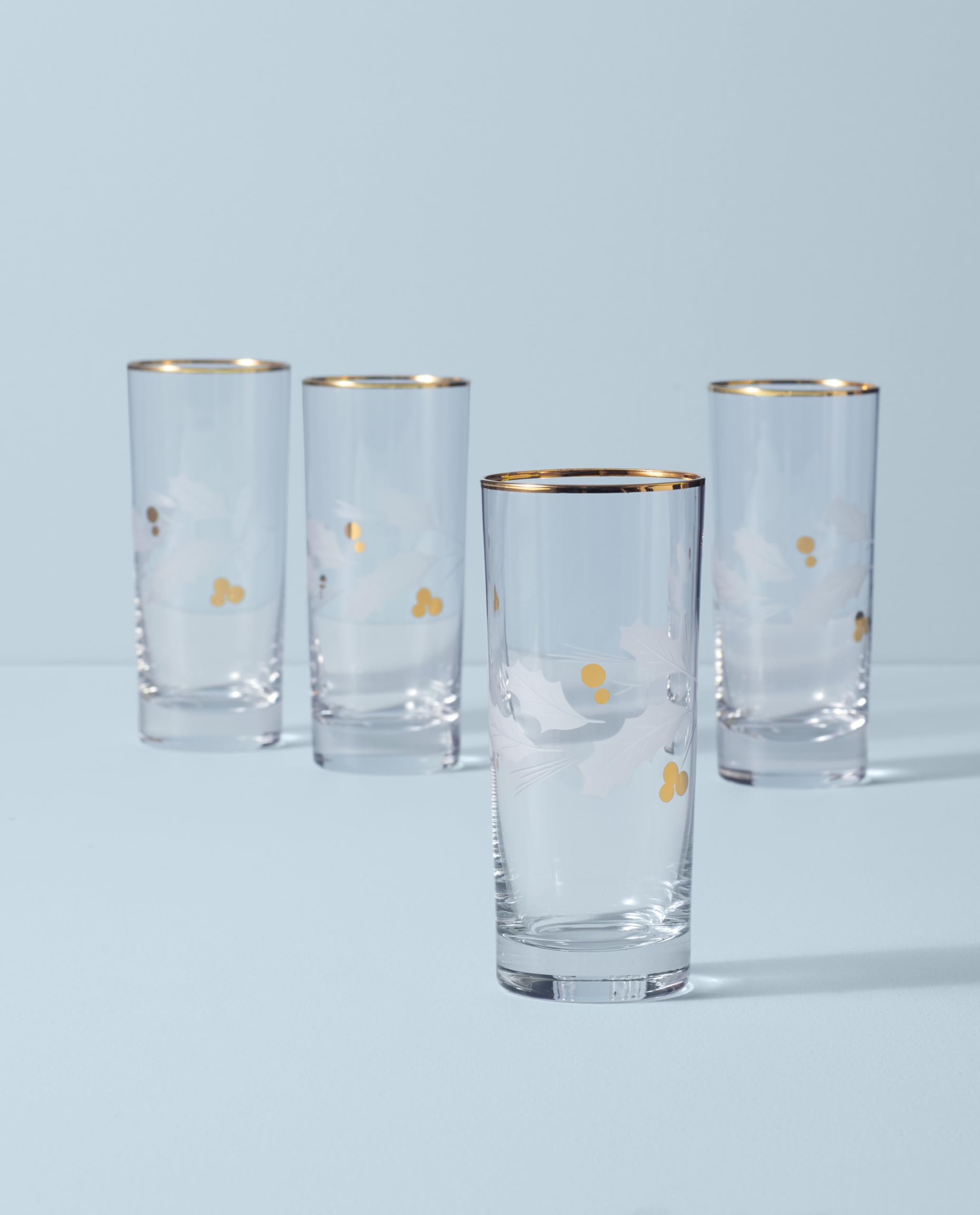 Lenox 886859 Holiday Gold 4-Piece Highball Glass Set