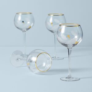 Lenox 886857 Holiday Gold 4-Piece Balloon Glass Set