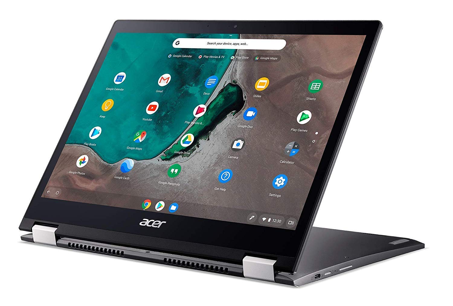 Acer Chromebook Spin 13 CP713 2-in-1 Convertible, 8th Gen Intel Core i5-8250U, 13.5in 2K Resolution Touchscreen, 8GB LPDDR3, 128GB eMMC, Backlit Keyboard, Aluminum Chassis (Renewed)