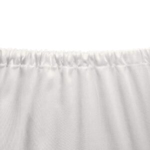 PURE BAMBOO Crib Fitted Sheet (52"x28"x6") - Genuine 100% Organic Viscose Derived from Bamboo, Luxuriously Soft, Ultimate Cooling, Fits Standard Size Crib Mattress (White)