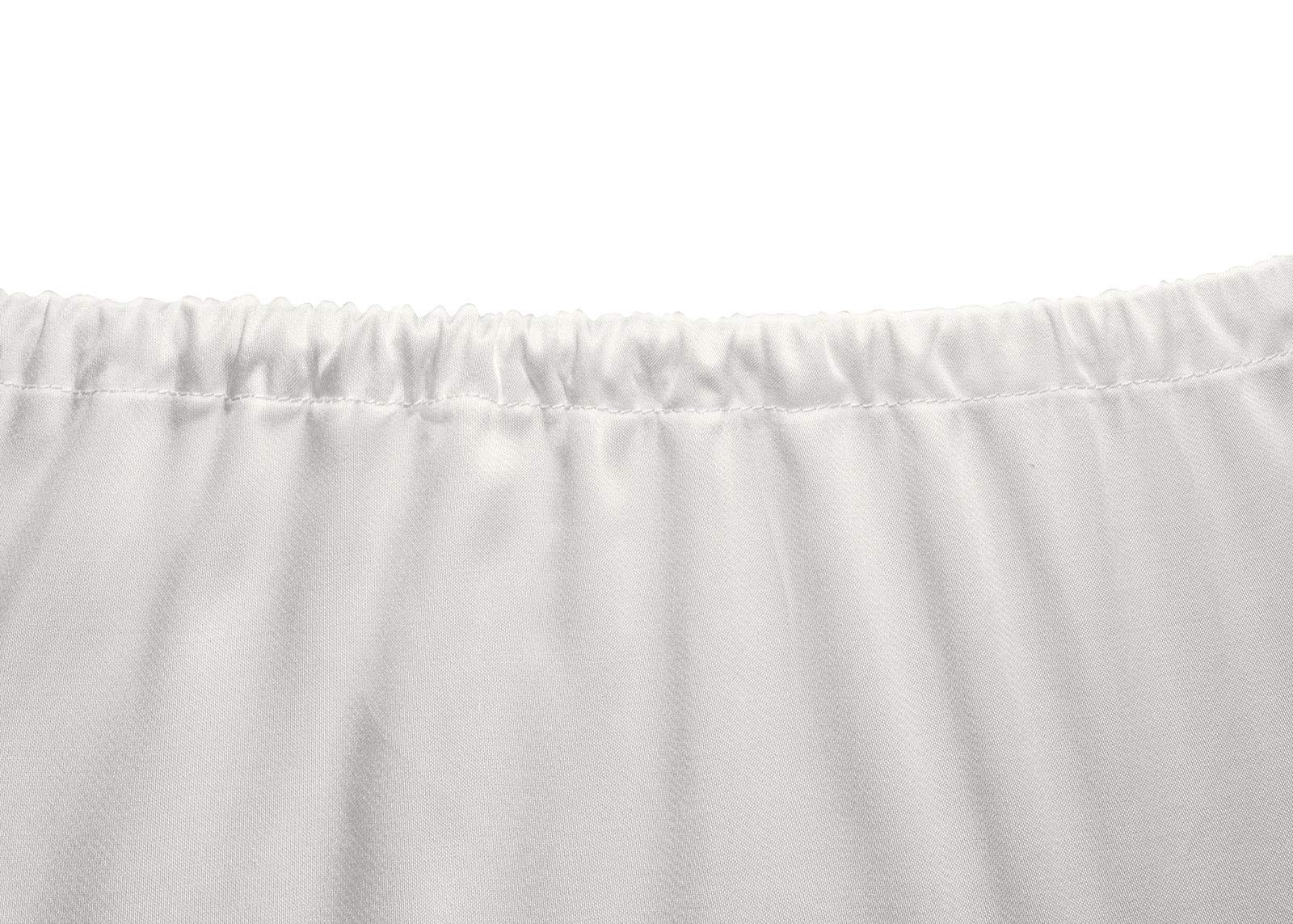 PURE BAMBOO Crib Fitted Sheet (52"x28"x6") - Genuine 100% Organic Viscose Derived from Bamboo, Luxuriously Soft, Ultimate Cooling, Fits Standard Size Crib Mattress (White)