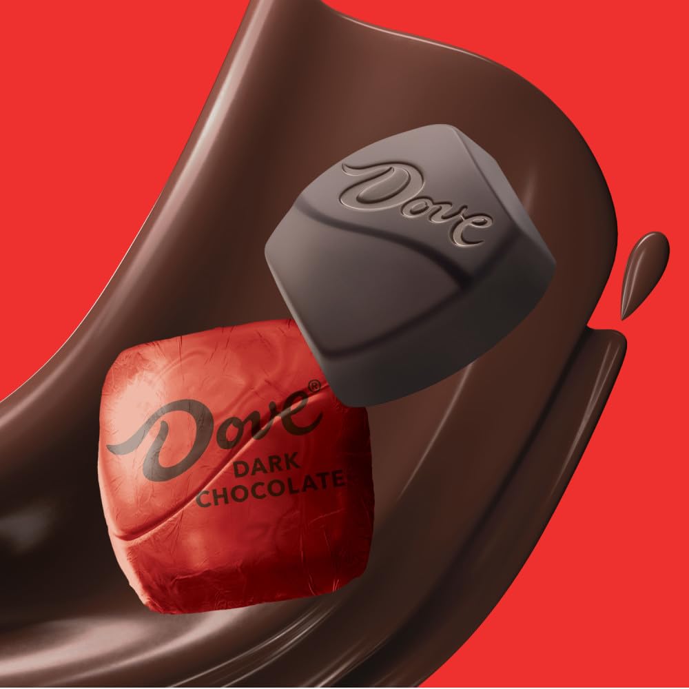 DOVE PROMISES Dark Chocolate Candy, 136 Ct Bulk Bag