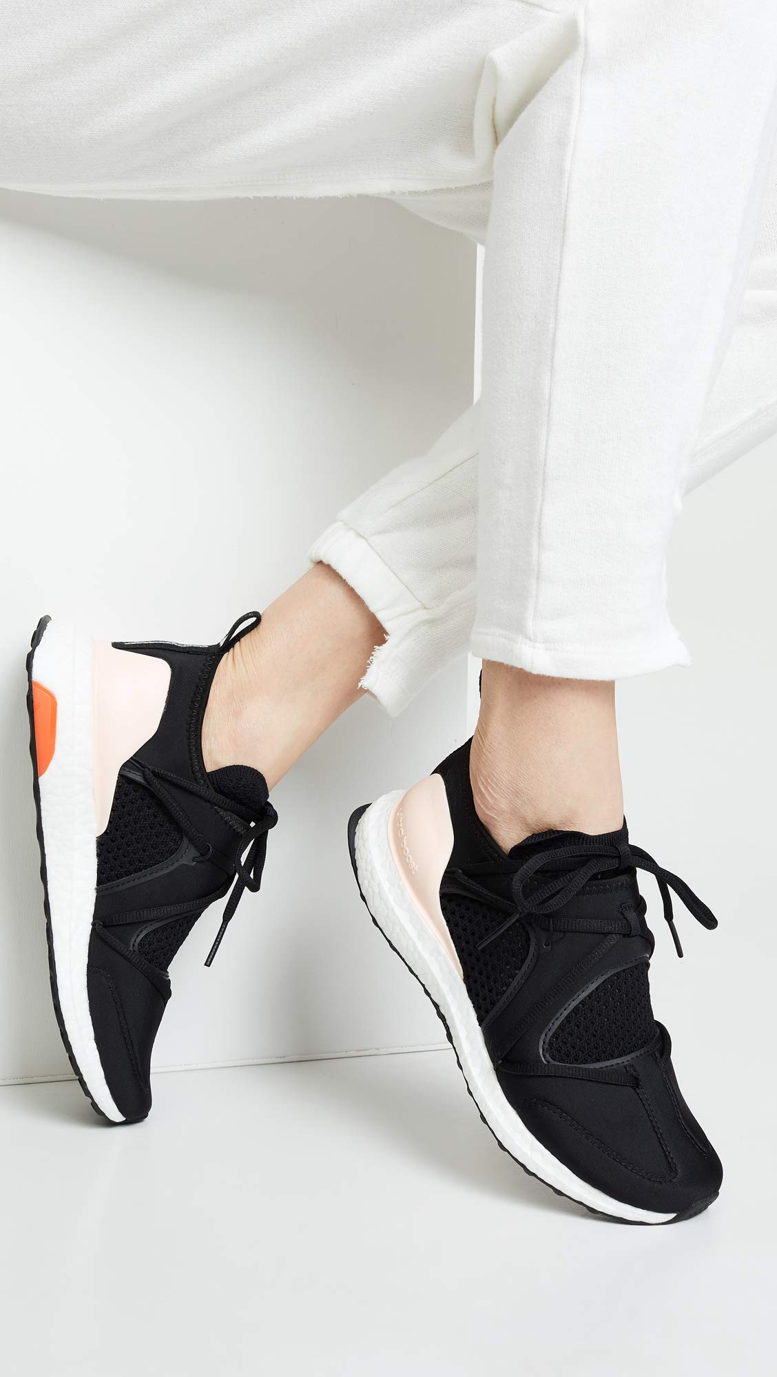 adidas by Stella McCartney Ultraboost T Women's Black/Soft Apricot F35837 (Size: 9)