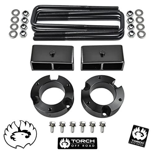 TORCH 3" Front 2" Rear Leveling Lift Kit for 2005-2023 Toyota Tacoma 2WD 4WD TRD SR5 - Models with 6 Lug Wheel Bolt Pattern ONLY